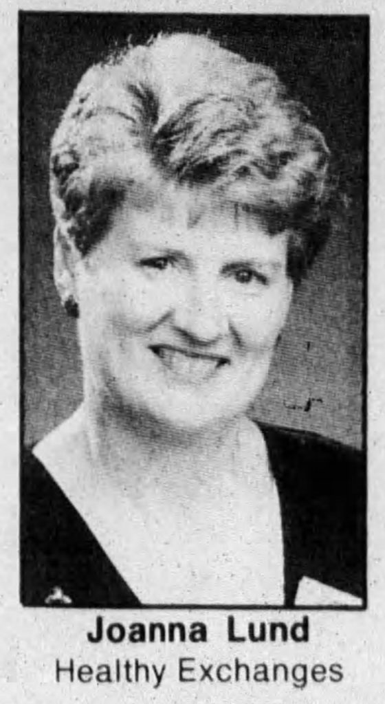 JoAnna Lund’s Healthy Exchanges | Primary Selections from Special ...